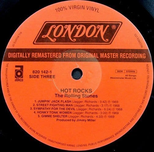 The Rolling Stones Hot Rocks 1964-1971 Vinyl LP | Planet Earth Records